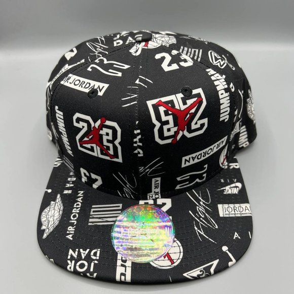 Jordan | Accessories | Air Jordan Pro Gfx Hat Men Black Jumpman Snap ...